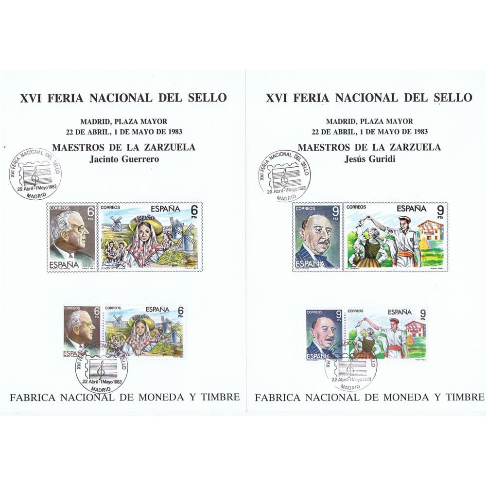 Colección documentos y Tarjetas Máximas FNMT